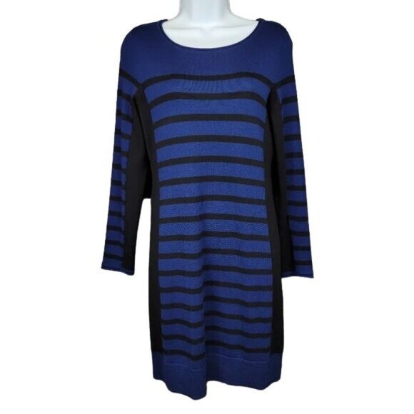 Kenar | Dresses | Womens Kenar 0 Merino Wool Stripes Fit Long Sleeve ...